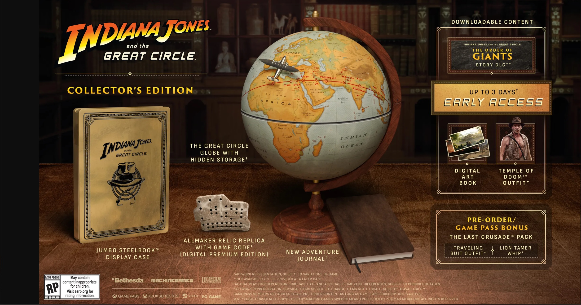Indiana Jones & The Great Circle - Collector's Edition - Games, Edição ...